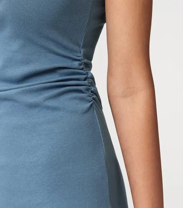 ALLSAINTS Organic Cotton-blend Katarina Maxi Dress - Blue
