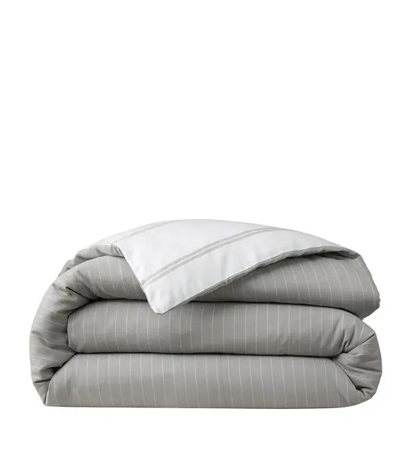 Ralph Lauren Cotton Kerrigan Super King Duvet Cover - Grey