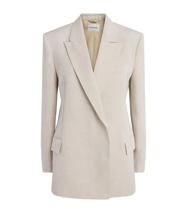 FFORME Double-breasted Winslow Blazer - Ivory
