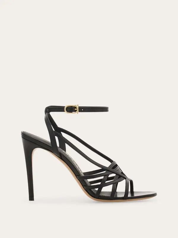 FERRAGAMO Strappy Sandal - Black