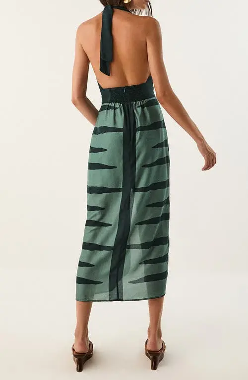 VIX PAULA HERMANNY Ina Print Halter Sundress