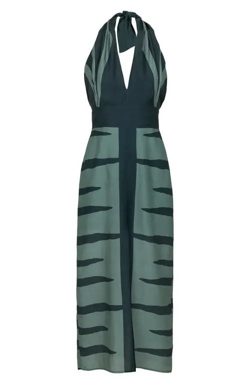 VIX PAULA HERMANNY Ina Print Halter Sundress
