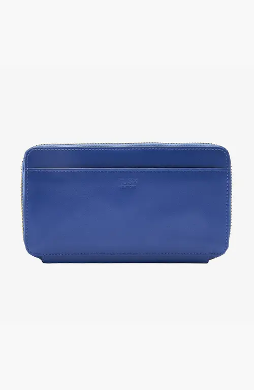 TUSK Joy Double Zip Wallet - Iris