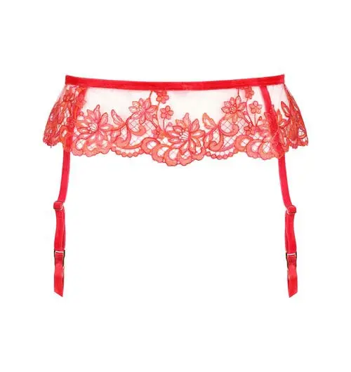 HUIT Bonbon Rose Garter Belt - Fuschia