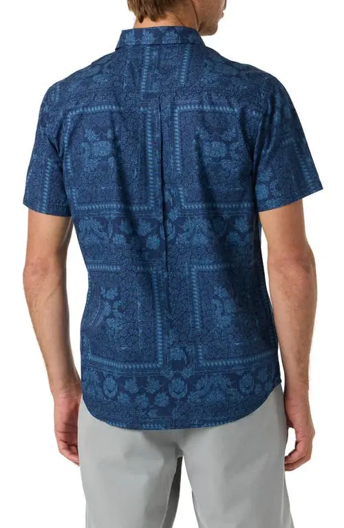 O'Neill Terrace Print Short Sleeve Button-up Shirt