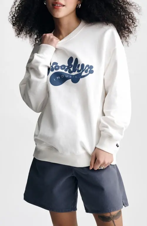 Brooklyn Industries Graphic Sweatshirt - Antique White