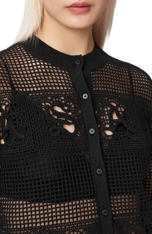 ALLSAINTS Kyra Mesh Cardigan