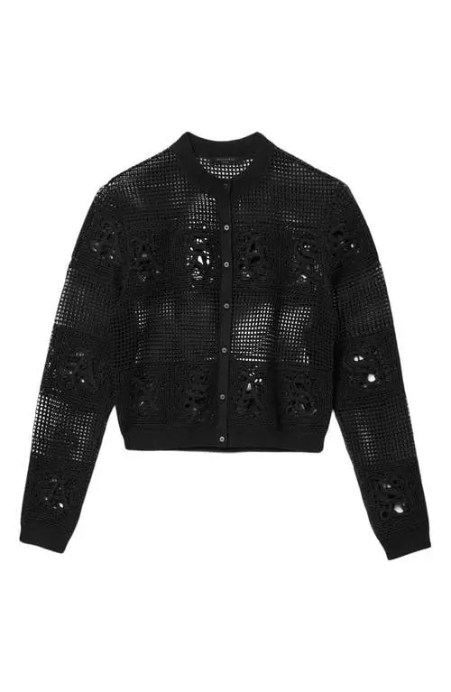 ALLSAINTS Kyra Mesh Cardigan