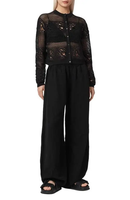 ALLSAINTS Kyra Mesh Cardigan