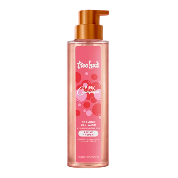 TREE HUT Foaming Gel Body Wash Pink Champagne - One-color