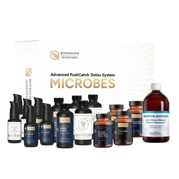 QUICKSILVER SCIENTIFIC Advanced Pushcatch Detox System Microbes - One-color