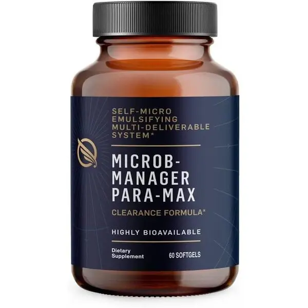 QUICKSILVER SCIENTIFIC Microb-manager Para-max 60 Capsules - One-color