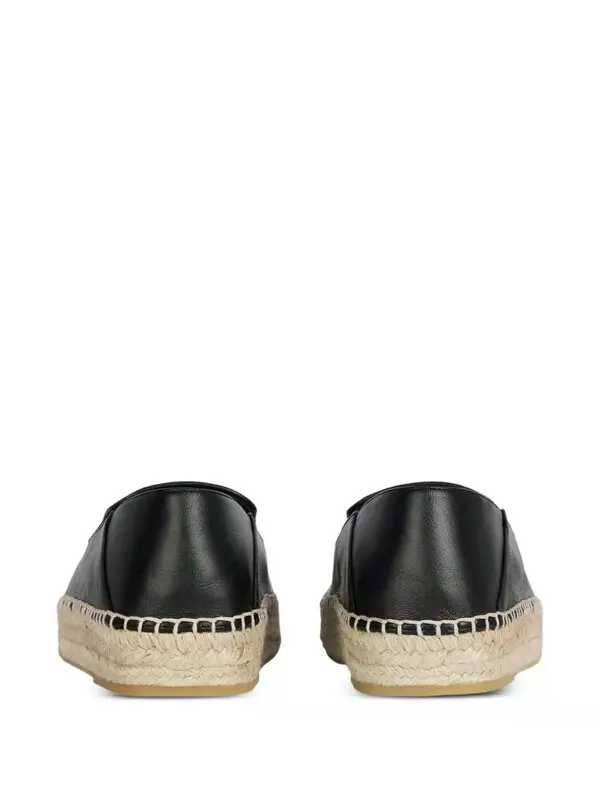 Balmain Smooth Leather Espadrilles