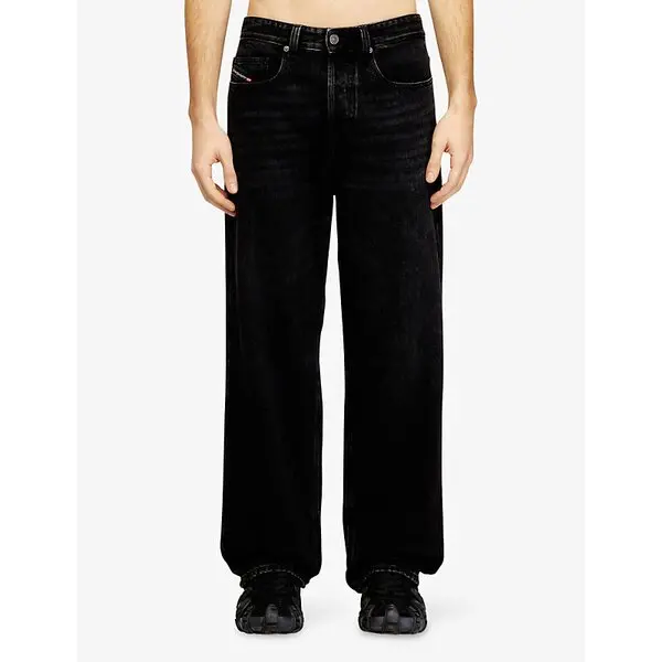 DIESEL® 2001 D-macro 09p09 Wide-leg Denim Jeans