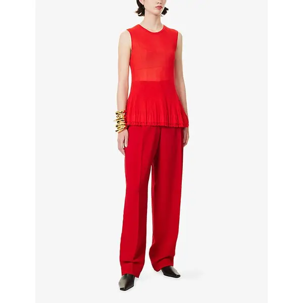 ASHLYN Knitted Peplum Top