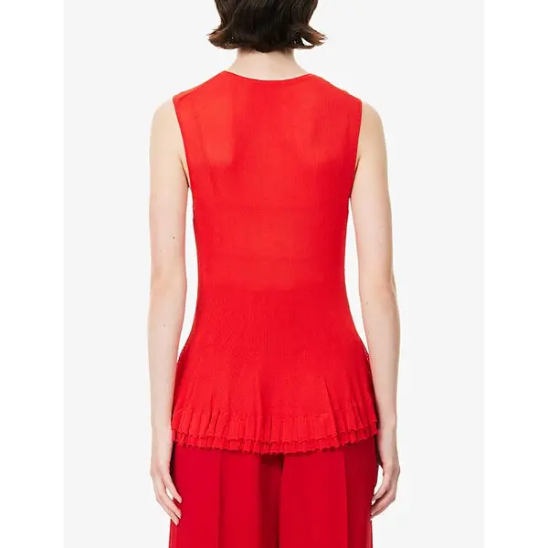 ASHLYN Knitted Peplum Top
