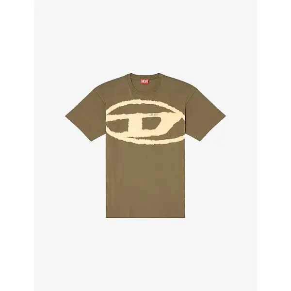 DIESEL® T-boxt-bleach Branded Cotton-jersey T-shirt - 51f