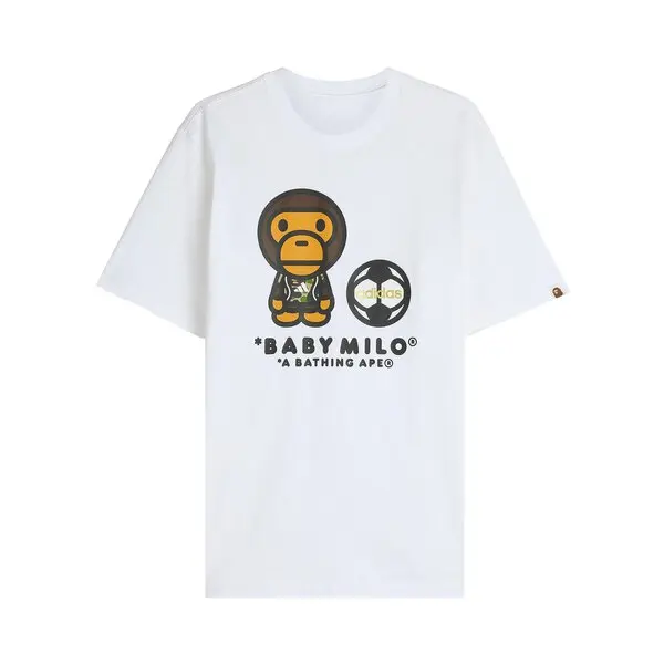 Adidas X Bape Short-sleeve Milo Tee - White
