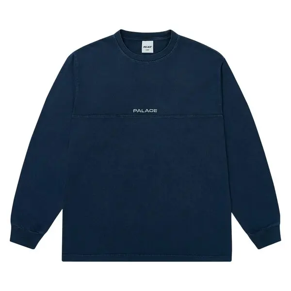 PALACE Micro Pigment Long-sleeve 'navy - Blue
