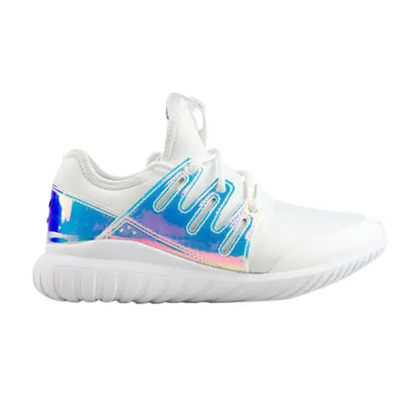 Adidas Tubular Radial K Iridescent - White