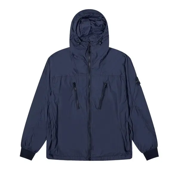 Stone Island Technical Fabric Hooded Jacket 'navy - Blue