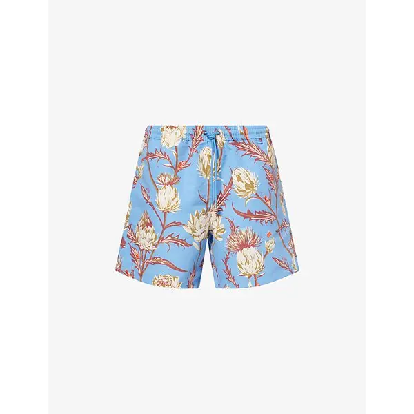 Loewe X Paula's Ibiza Printed Swim Shorts - Blue/multicolor