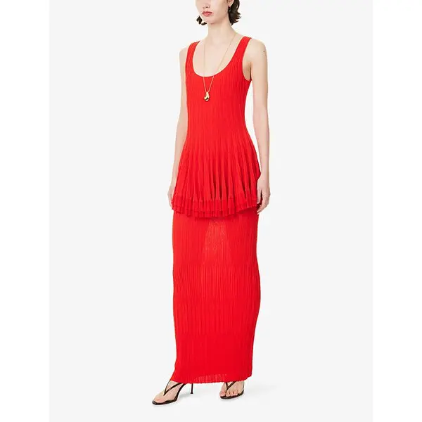 ASHLYN Kishi Laye Knitted Maxi Dress