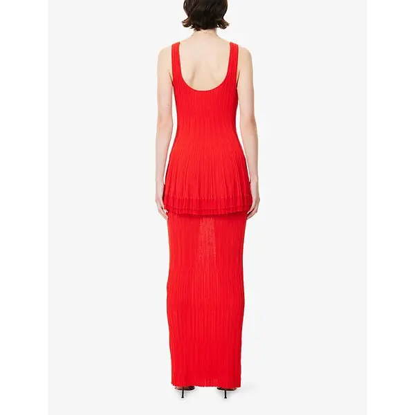 ASHLYN Kishi Laye Knitted Maxi Dress