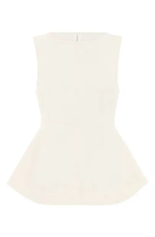ALIGNE Sleeveless Organic Cotton Peplum Top