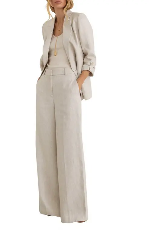 REISS Nolah Wide Leg Pants