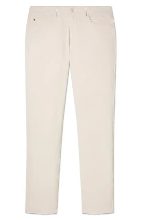 Mizzen+main Upton Five-pocket Straight Leg Performance Pants - Oat