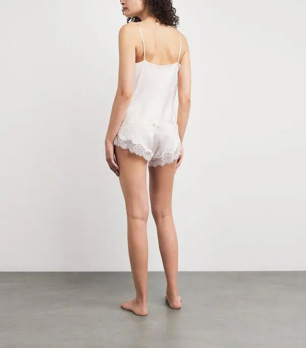 Harrods Silk Camisole And Shorts Set