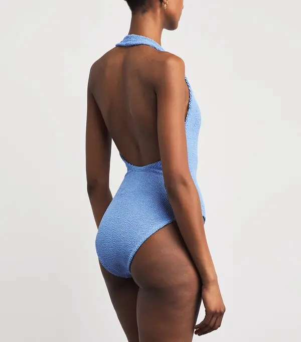Hunza G Sandy Halterneck Swimsuit