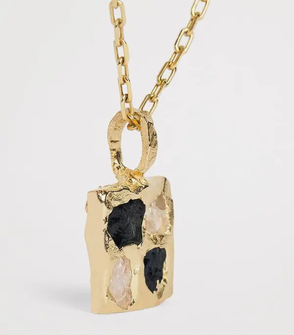 THE OUZE Recycled Necklace With Sapphires