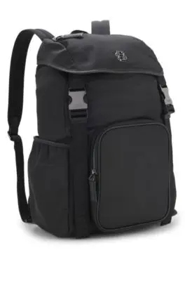 BOSS Twill Backpack With Double B Monogram