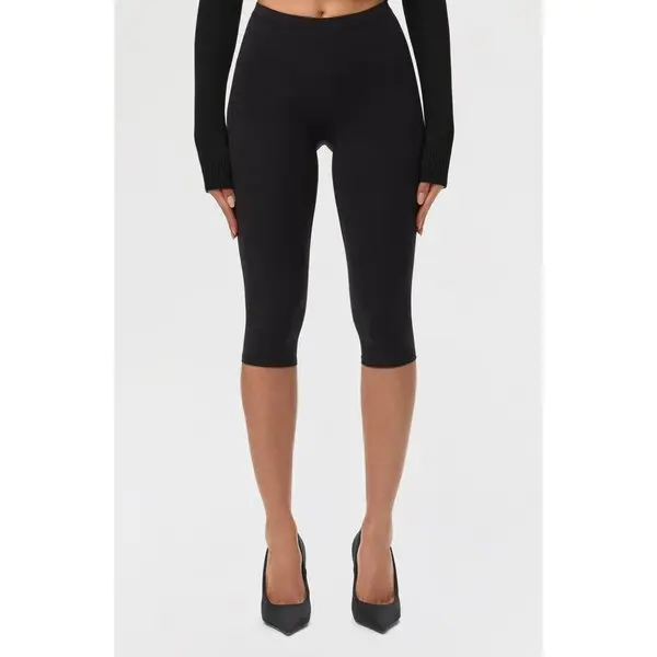 Naked Wardrobe Capri Leggings - Black