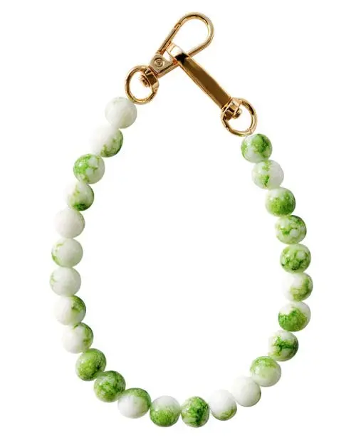 SEREE Beaded Bag Charm - Green