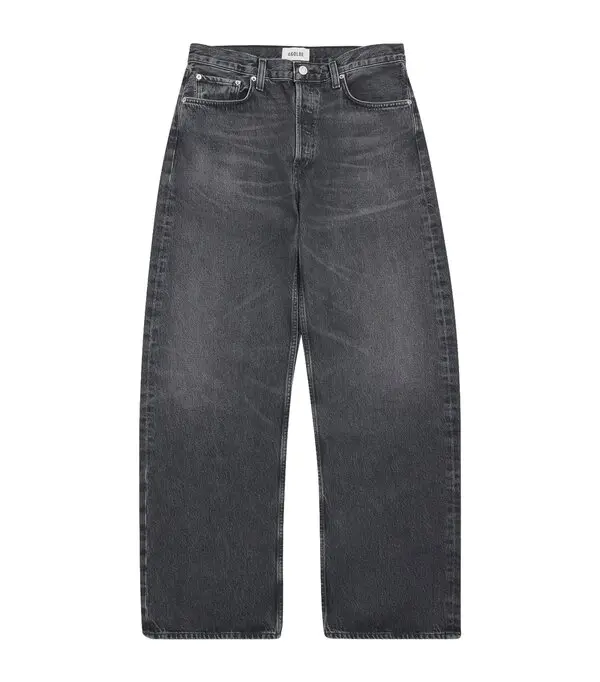 AGOLDE Afton Wide-leg Jeans - Black