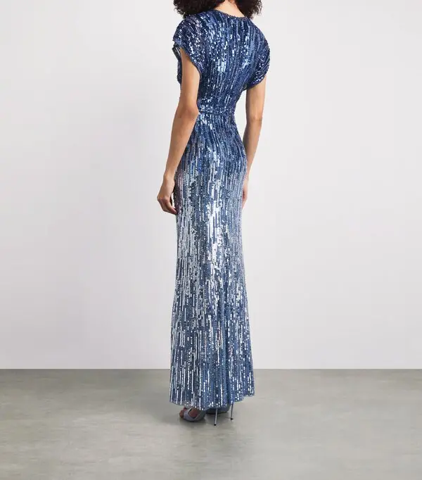 Jenny Packham Sequinned Dusk Gown