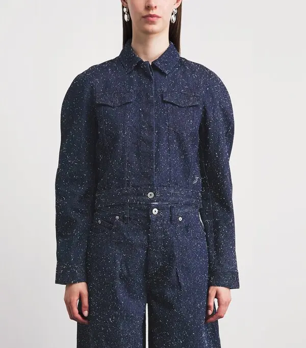 Jacquemus Embroidered Denim Jacket