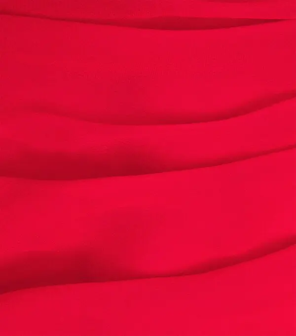 Carolina Herrera Silk Strapless Draped Midi Dress