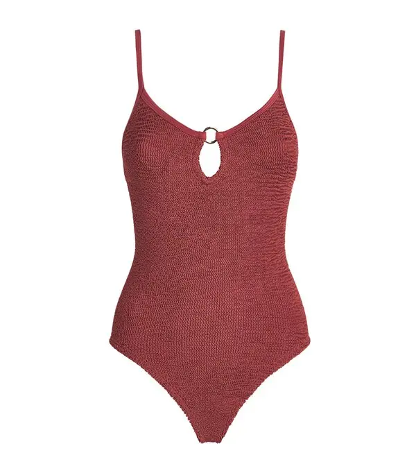 Hunza G Cut-out Toni Swimsuit - Red
