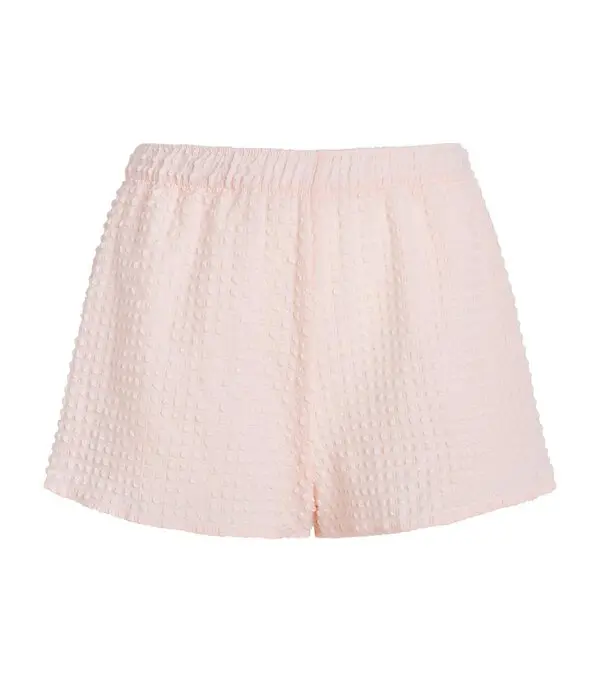 Hunza G Seersucker Resort Shorts - Pink