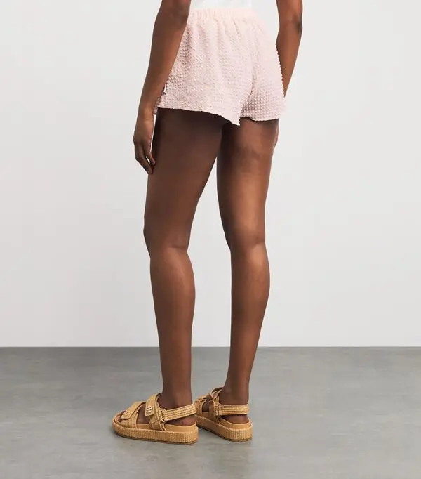 Hunza G Seersucker Resort Shorts - Pink