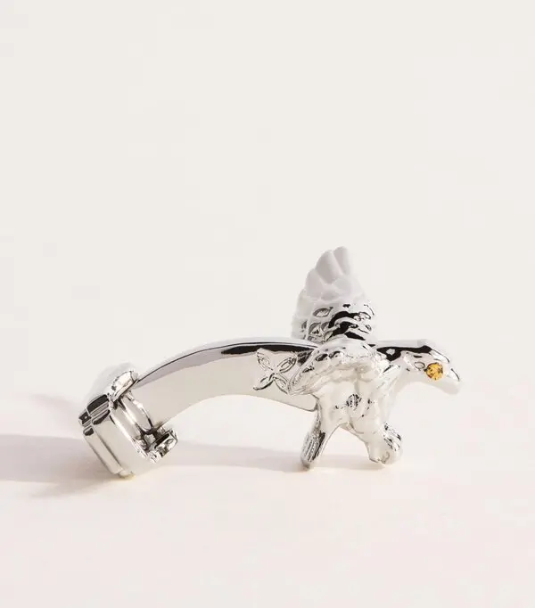 Tateossian Thompson Palladium-plated Eagle Cufflinks