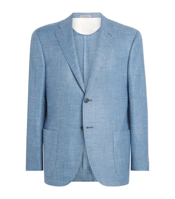Corneliani Wool-silk-linen-blend Blazer