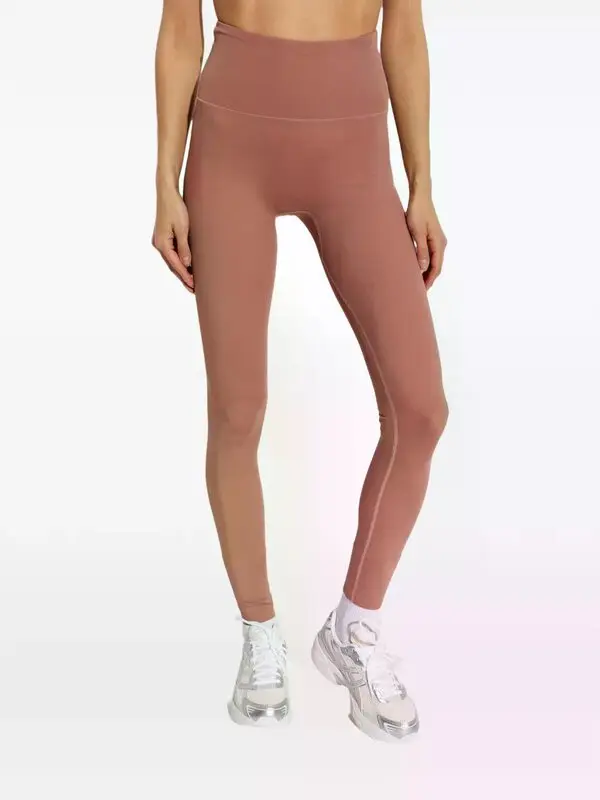 Perfect Moment Star-print Logo-print Leggings - Pink