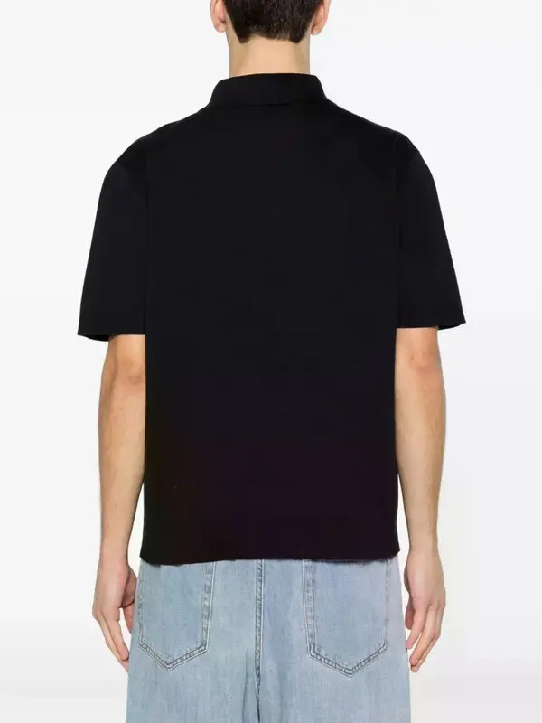 Gucci Silk Cotton Polo Shirt With Embroidery