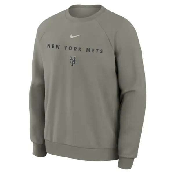 Nike New York Mets Dri-fit Mlb Pullover Crew