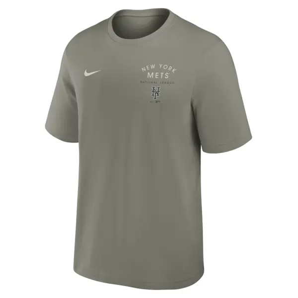 Nike New York Mets Primary Dri-fit Mlb T-shirt - Grey